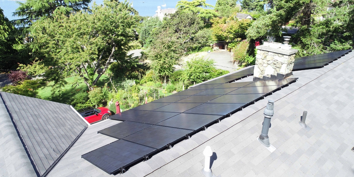 Residential Solar Power System Project in Victoria BC by NetZero